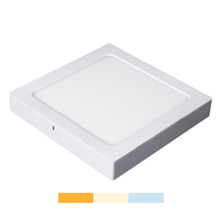 LED square ceiling light, 3-tone – Ixec Lighting